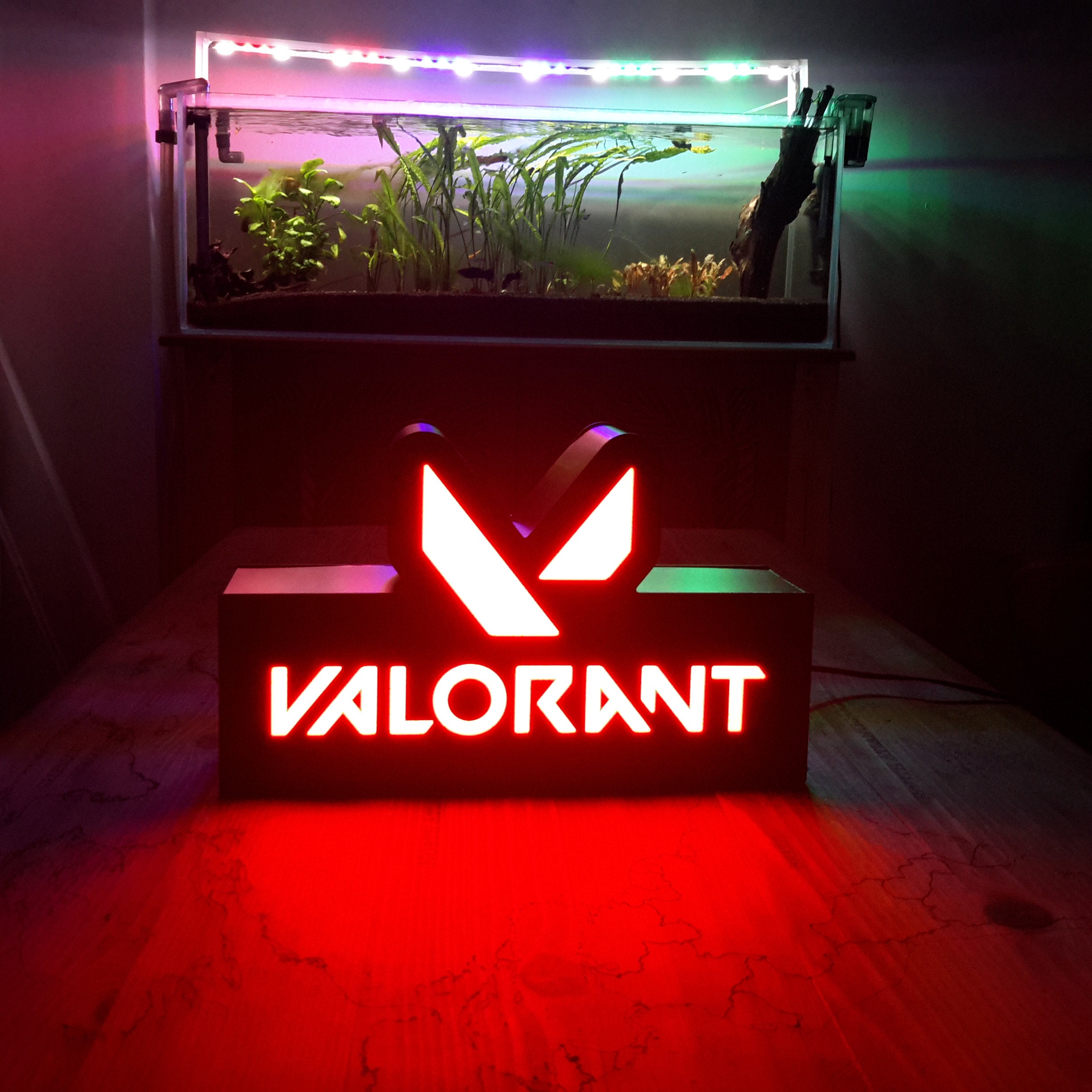 Led Light Valorant, Valorant Lamp Gift for Game Fans, , Game Room Decor ...