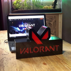 Led Light Valorant, Valorant Lamp Gift for Game Fans, , Game Room Decor ...