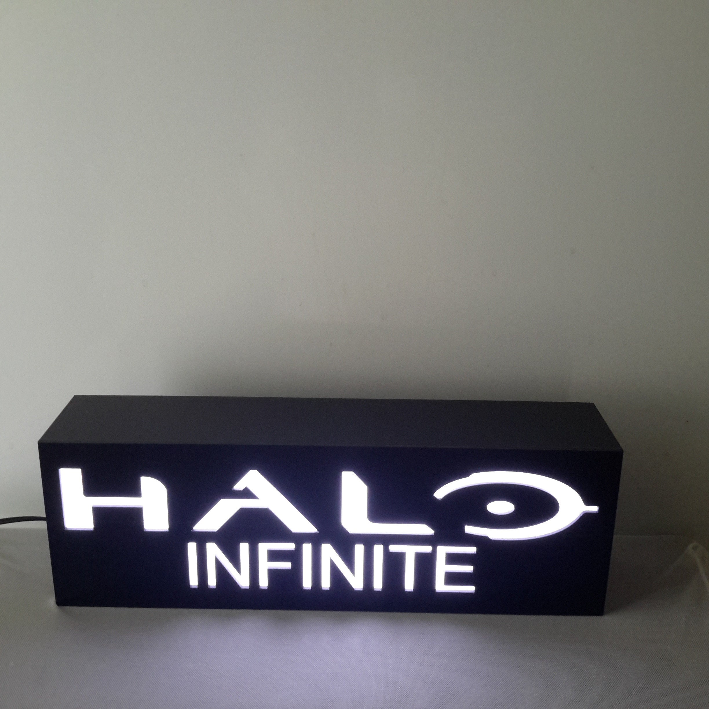 Halo Infinite Gamer Desk Lamp, Game Room Led Light Box, Acrylic Led ...