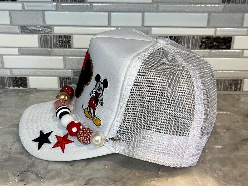 Disney Mickey and Minnie Mouse Trucker Hat - Etsy