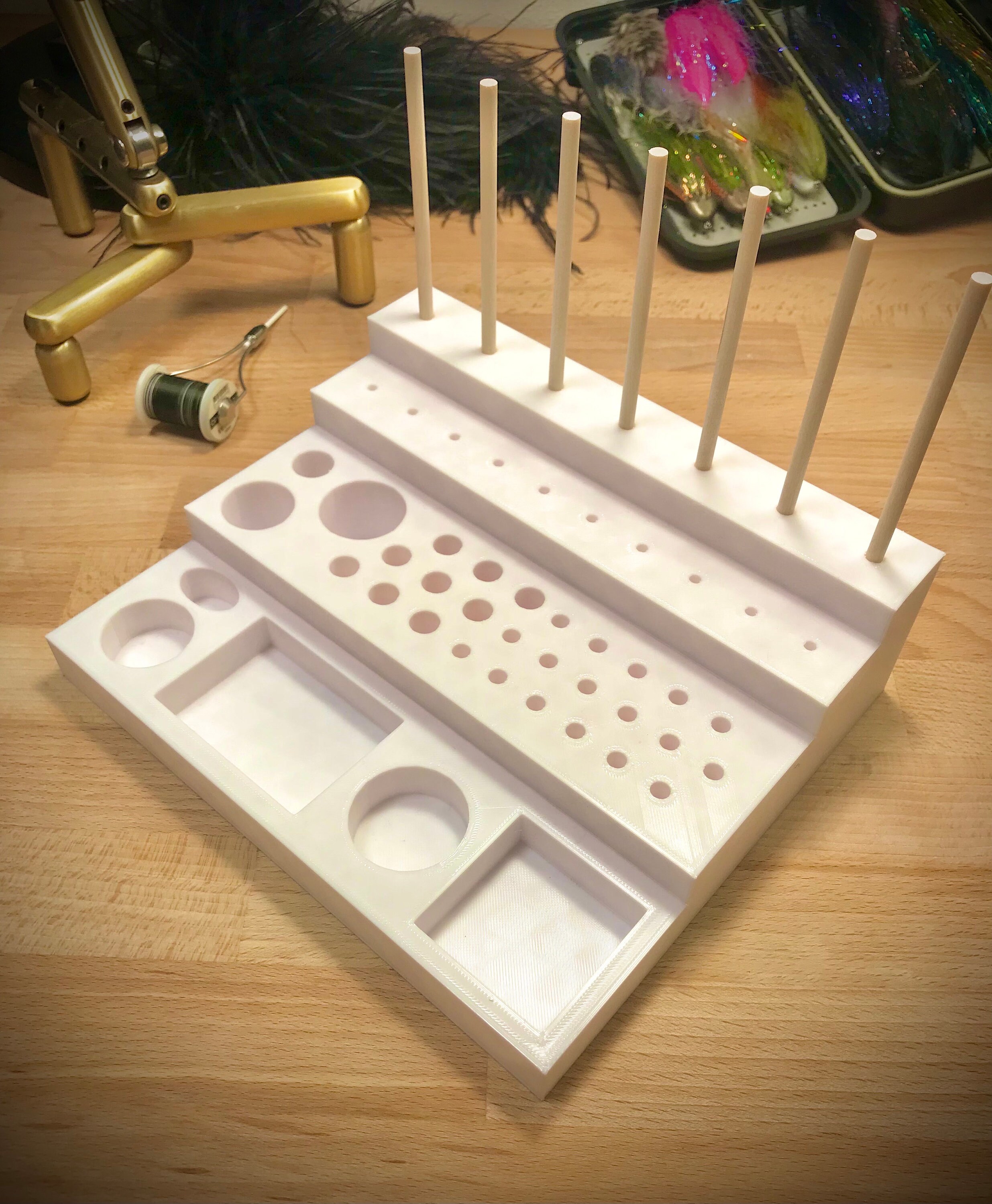 Fly Tying Tool Caddy/organizer for Fly Fishing - Etsy