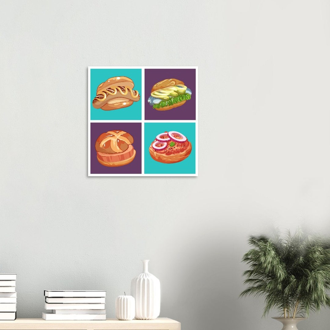 Comic Bratwurst Bismarck Herring Leberkäse Mett Brötchen Collection ...