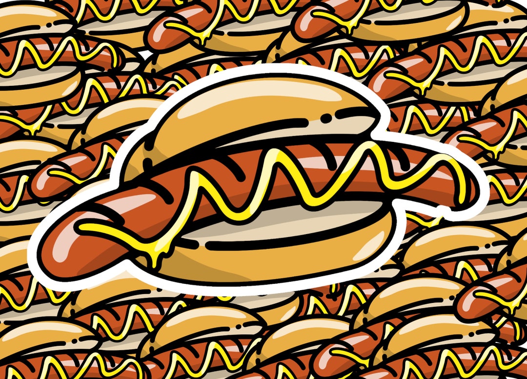 German Street Food Stickers Sausage Fish Rolls Bratwurst - Etsy