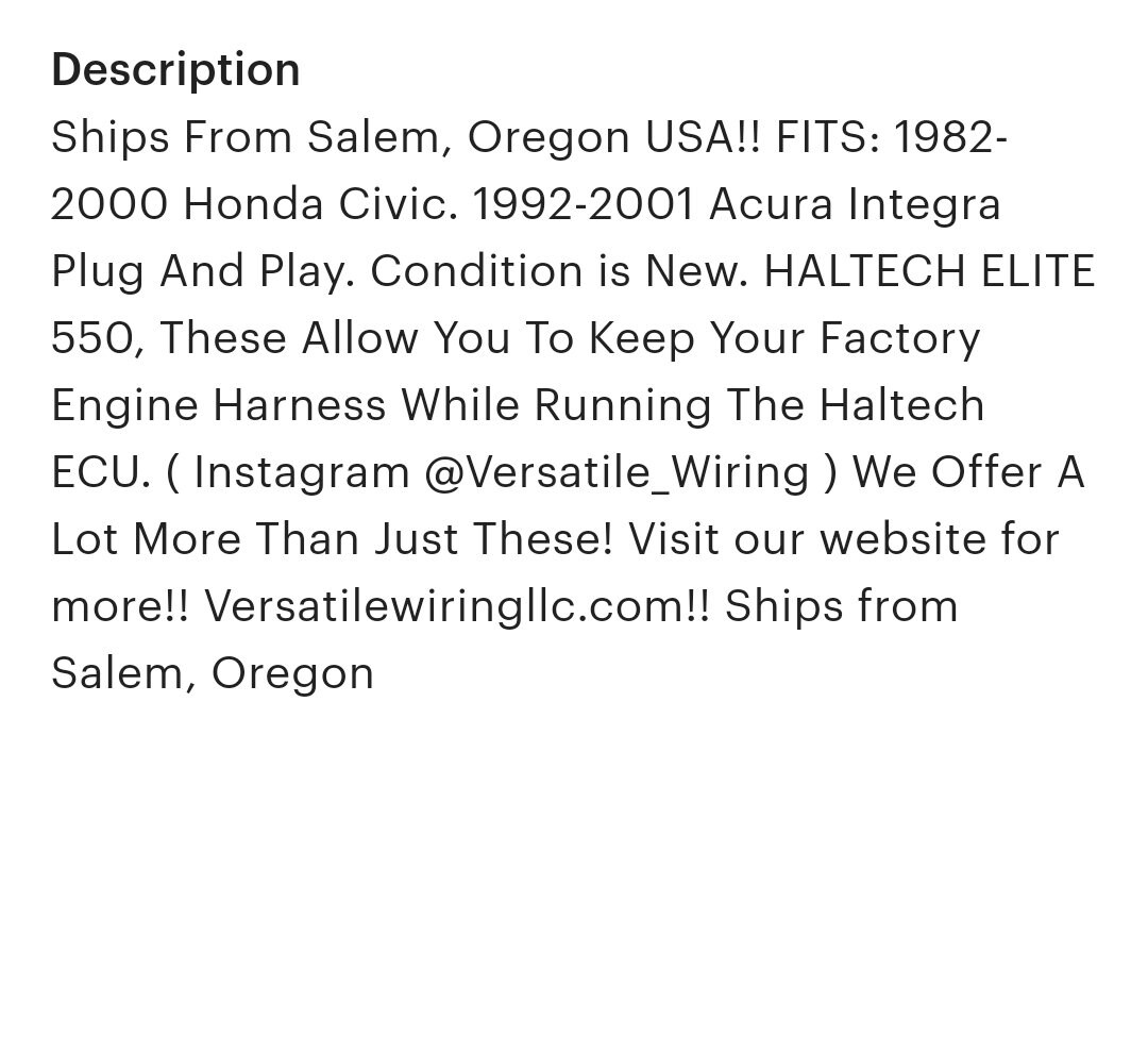 HALTECH 550/750 Honda Jumper Harness Plug and Play Obd1 Obd2 - Etsy