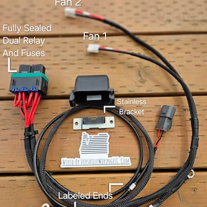Plug and Play Honda/acura Dual Fan Relay Kit - Etsy