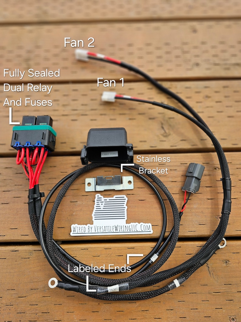 Plug and Play Honda/acura Dual Fan Relay Kit - Etsy