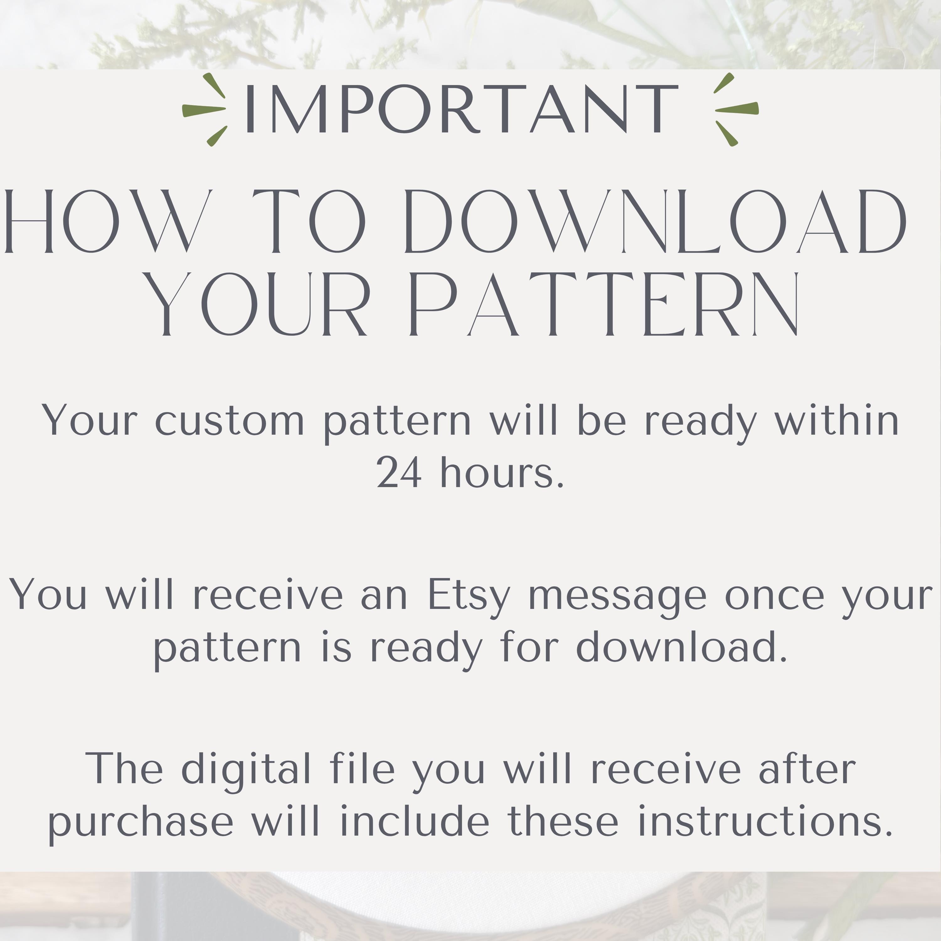 Custom Name Embroidery Pattern PDF – Floral Script Hand Embroidery ...