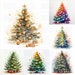 Christmas Tree Clipart 24 High Quality Pngs, Digital Download ...