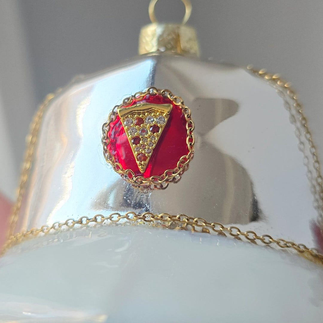 Pizza Slice Hat – NYC Food Lover Holiday Decor – Handmade - Etsy