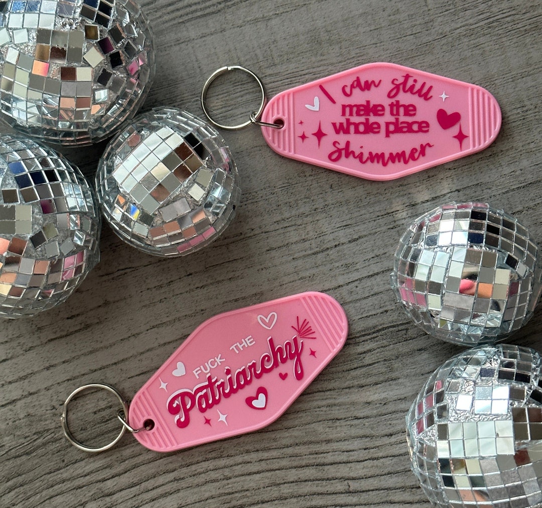 Taylor Swift Retro Motel Keychain, Fuck the Patriarchy, All Too Well ...