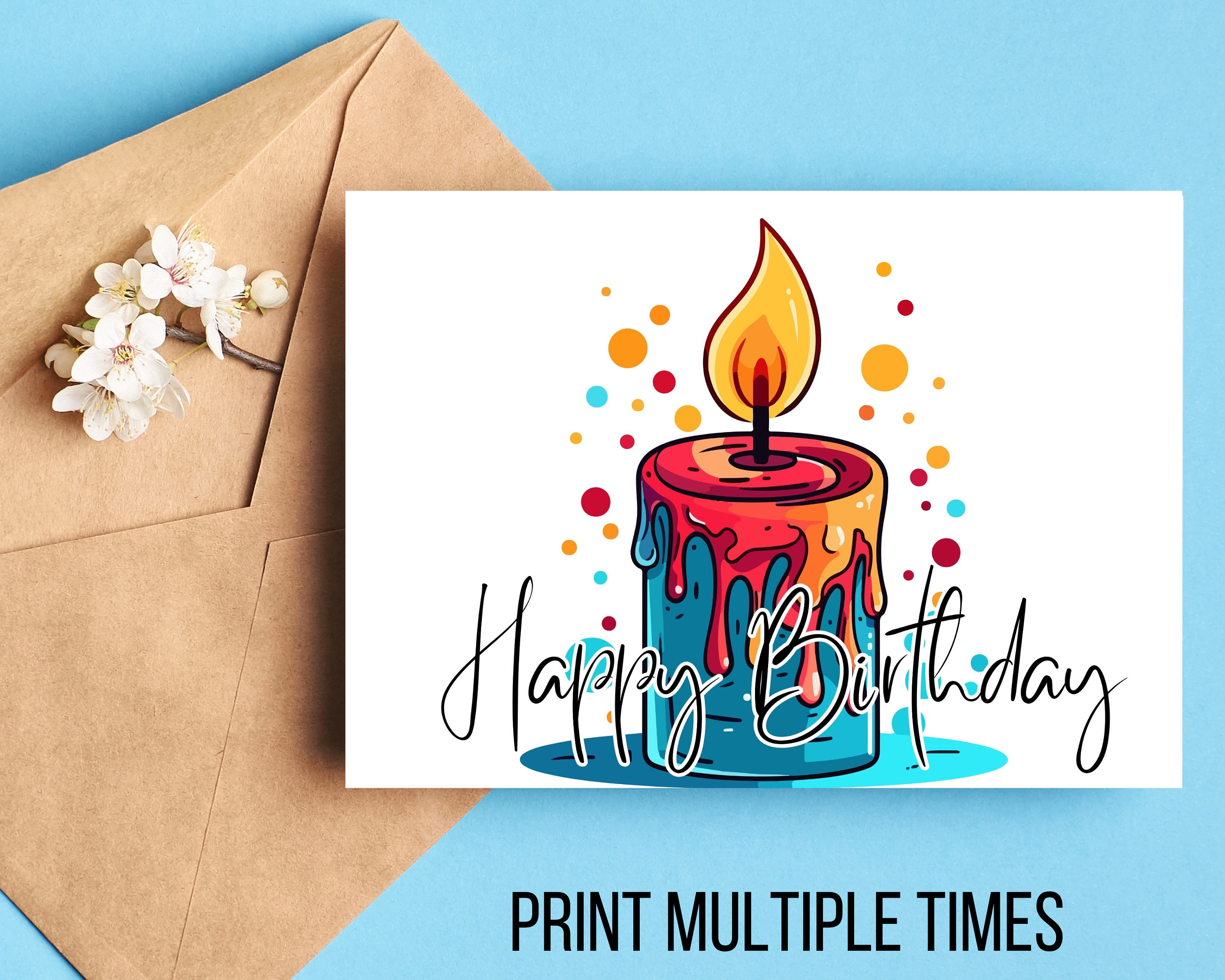 Printable Birthday Cards | Print and Cut Birthday Cards | Birthday Card ...