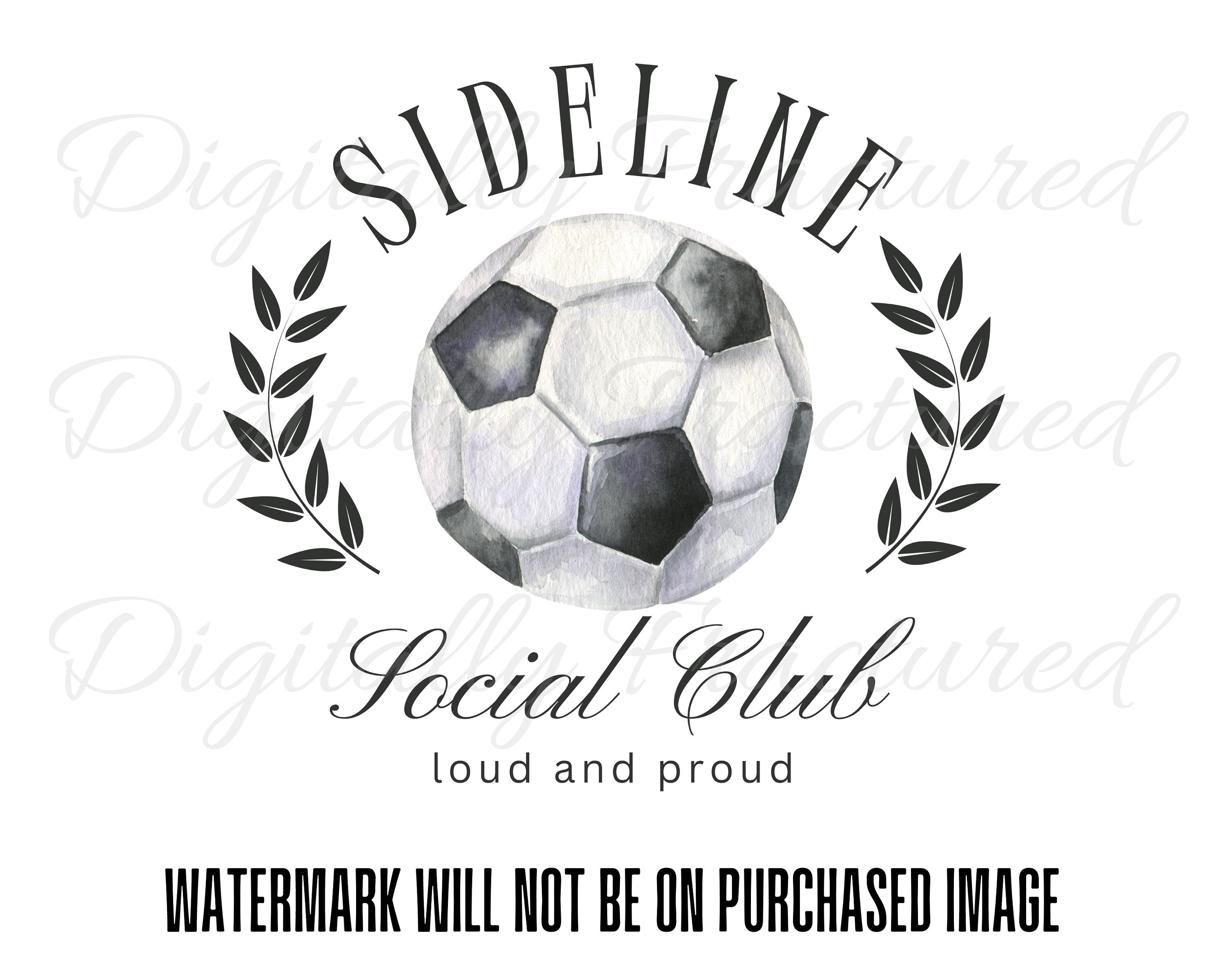 Sideline Social Club PNG for Sublimation Trendy Soccer Shirt Design PNG ...