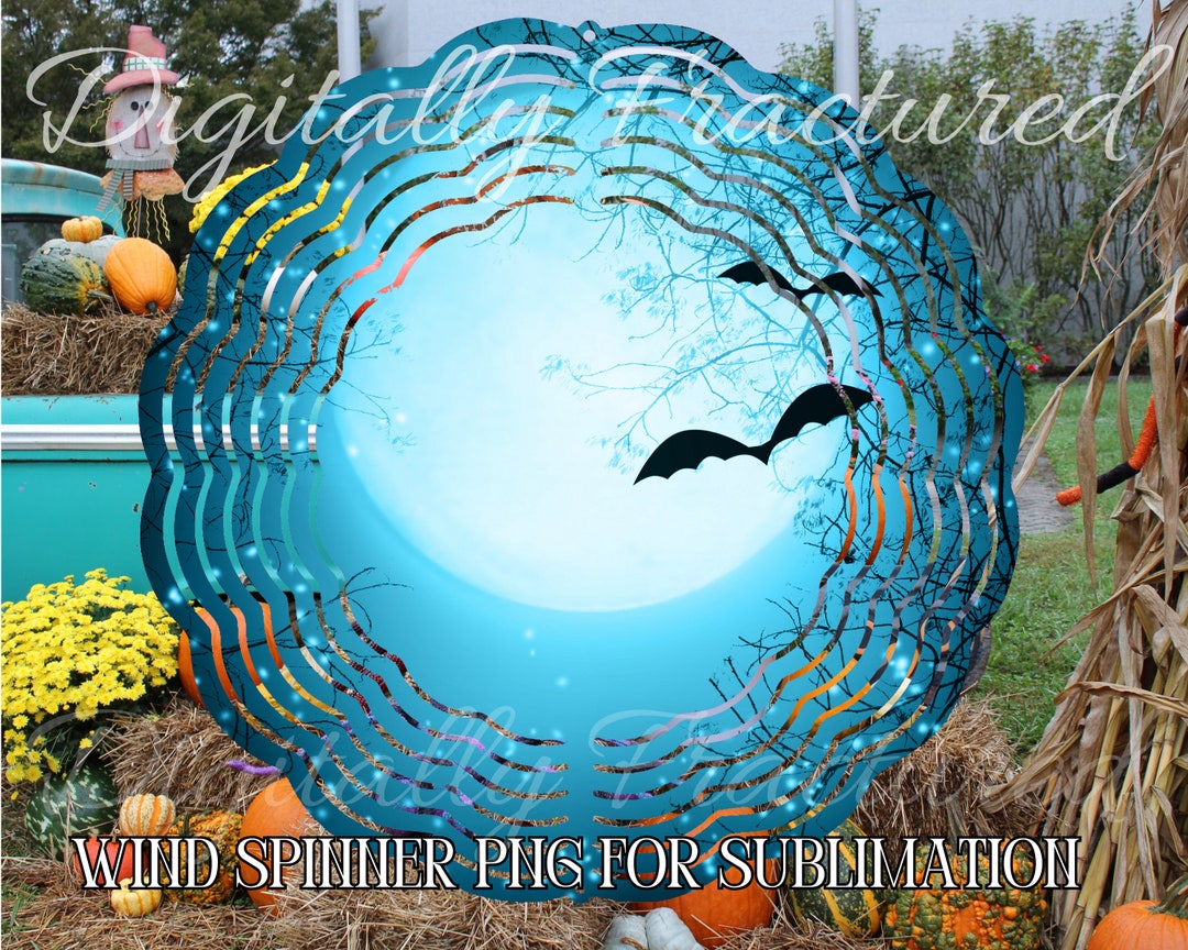 Halloween Wind Spinner PNG for Sublimation | Spooky Wind Spinner PNG ...