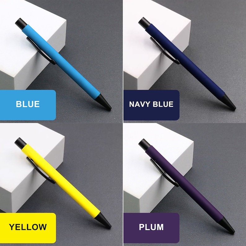 Personalised Metal Pens: Custom LOGO and TEXT, Bulk Order Assorted ...