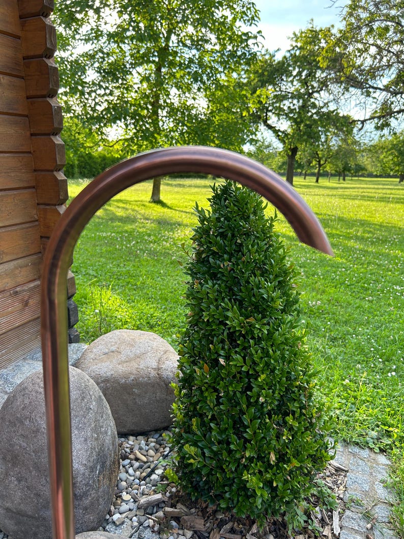 Fountain Inlet Made of Copper 22 Mm, Gargoyle, Fountain Arch, Gooseneck ...