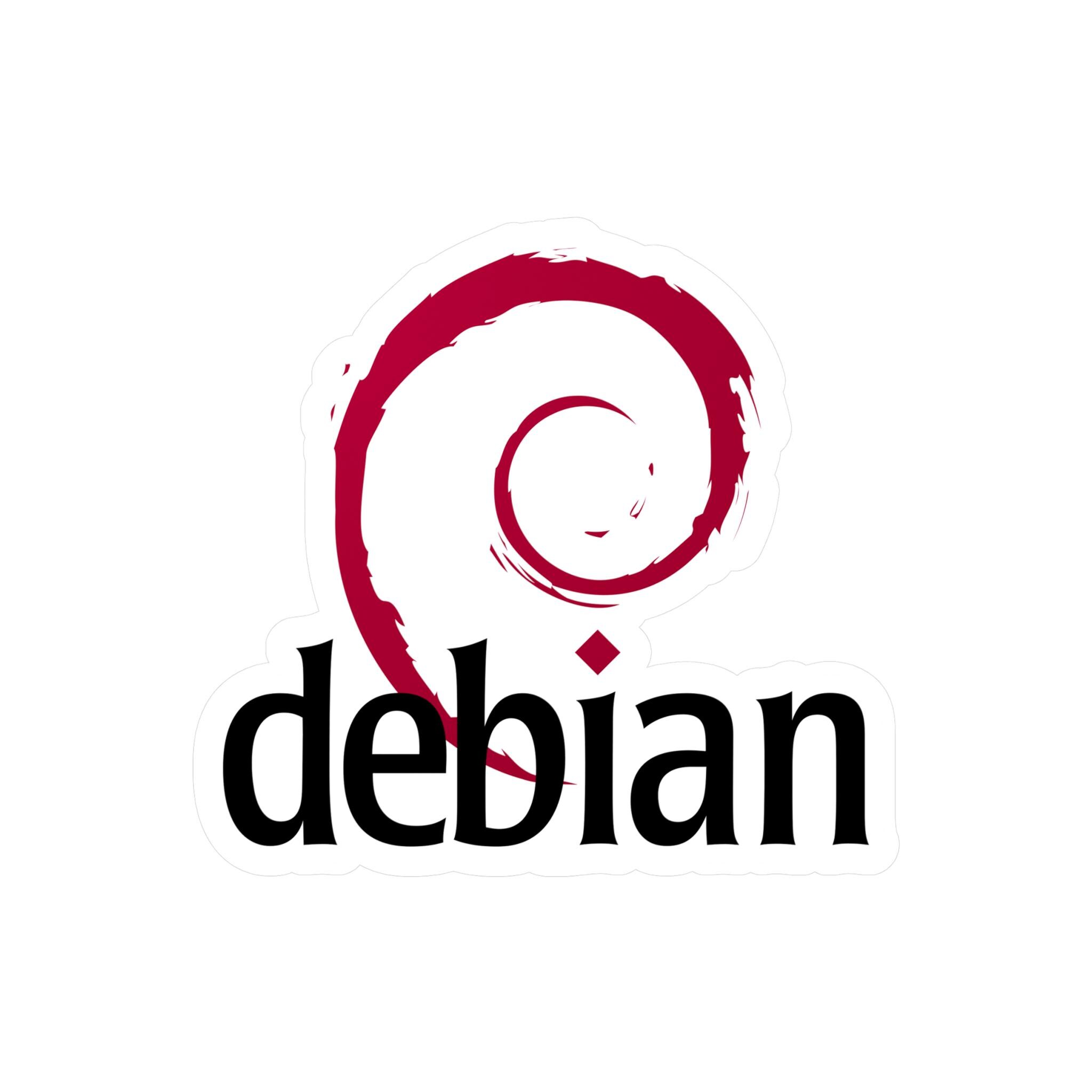 Debian Kiss-cut Vinyl Decals | Custom Stickers for Laptops, Water ...