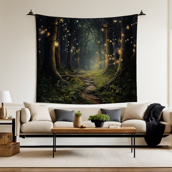 Forest Tapestry - Etsy