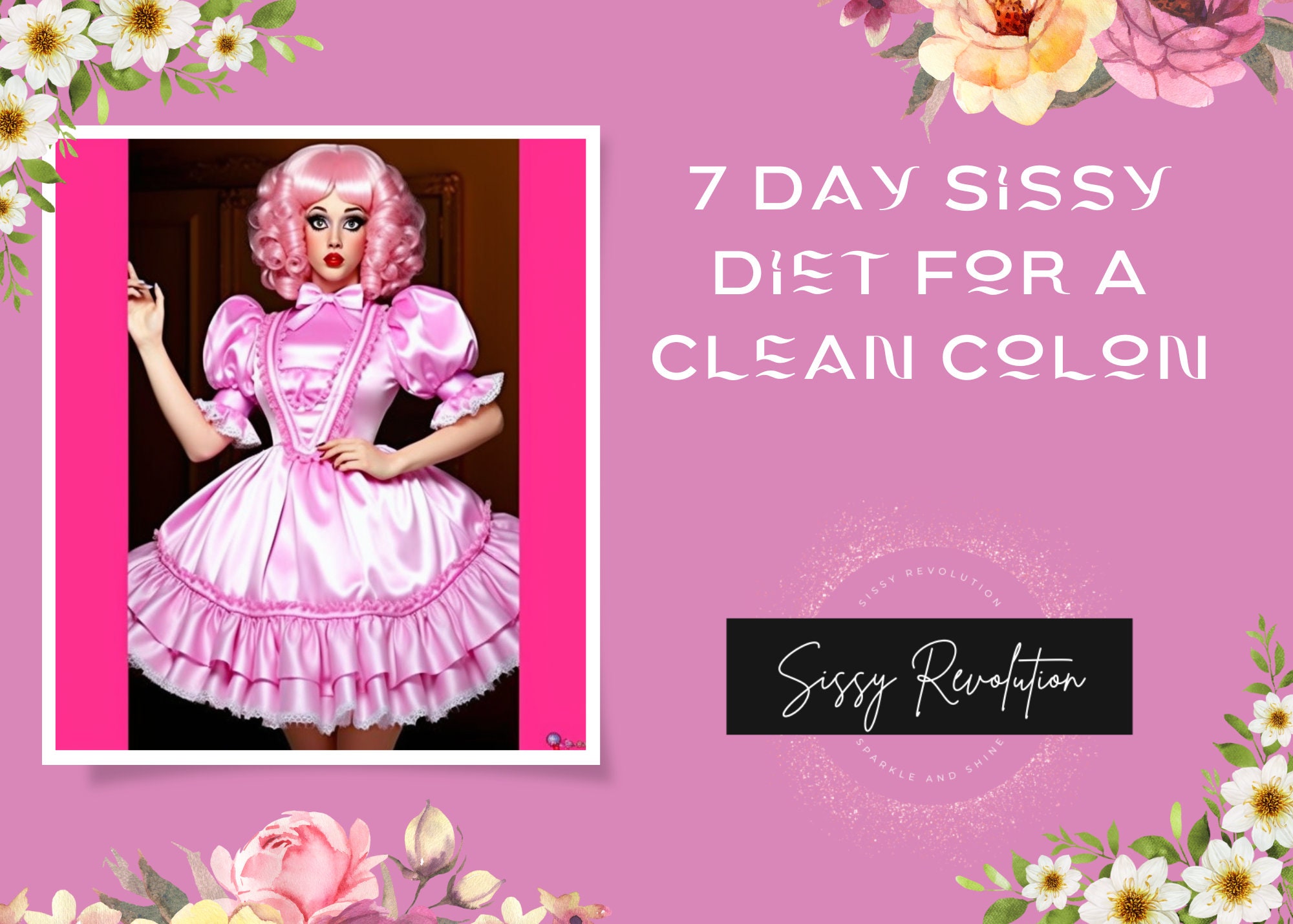 7 Day Diet for A Clean Colon Sissy Task crossdresser - Etsy Australia