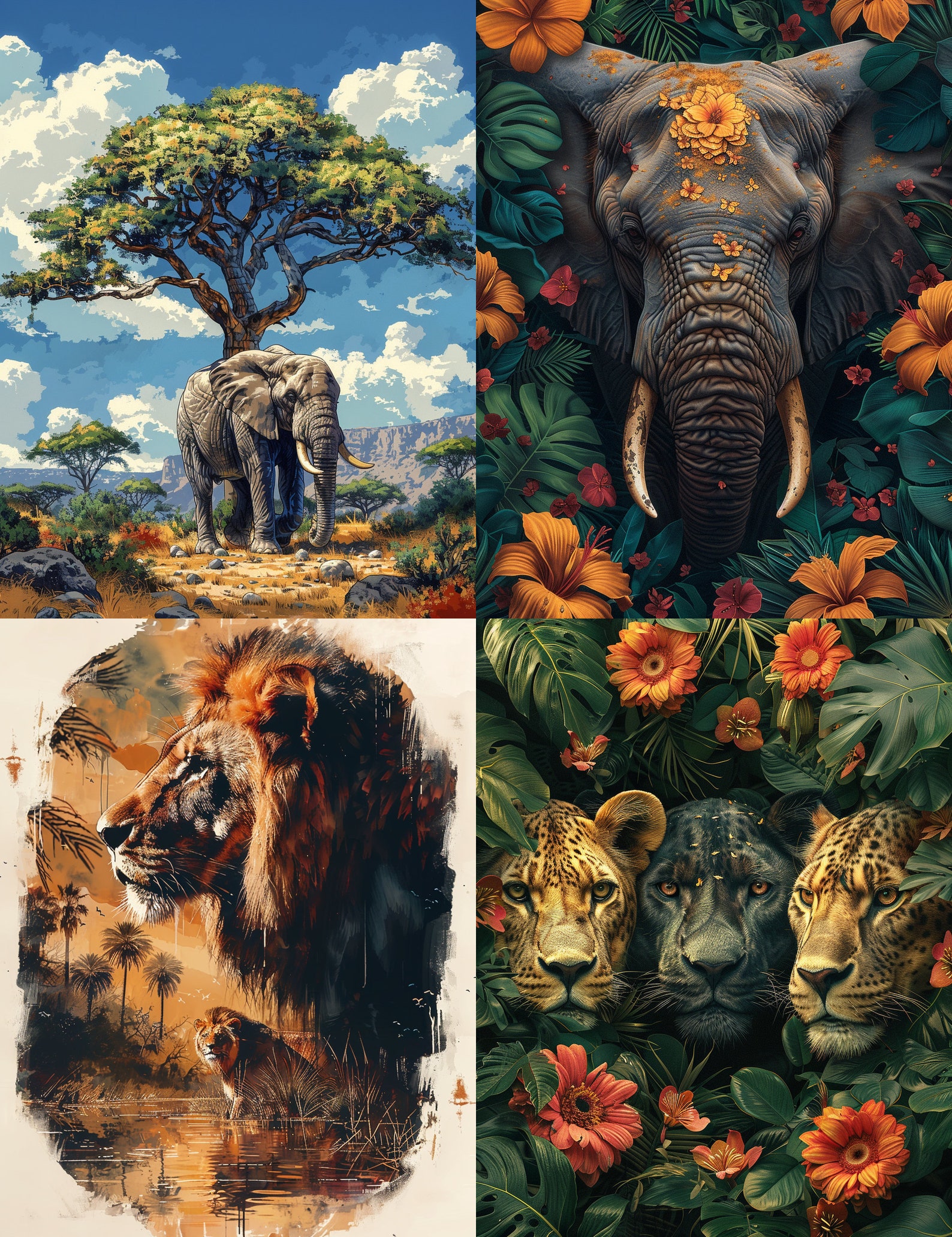 African Safari Coloring Pages Instant Download PDF Pages Coloring Book ...