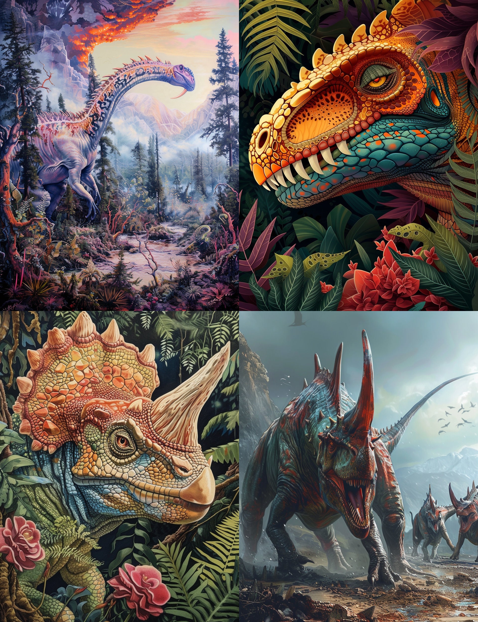 Prehistoric Dinosaurs Coloring Pages Instant Download PDF Pages ...