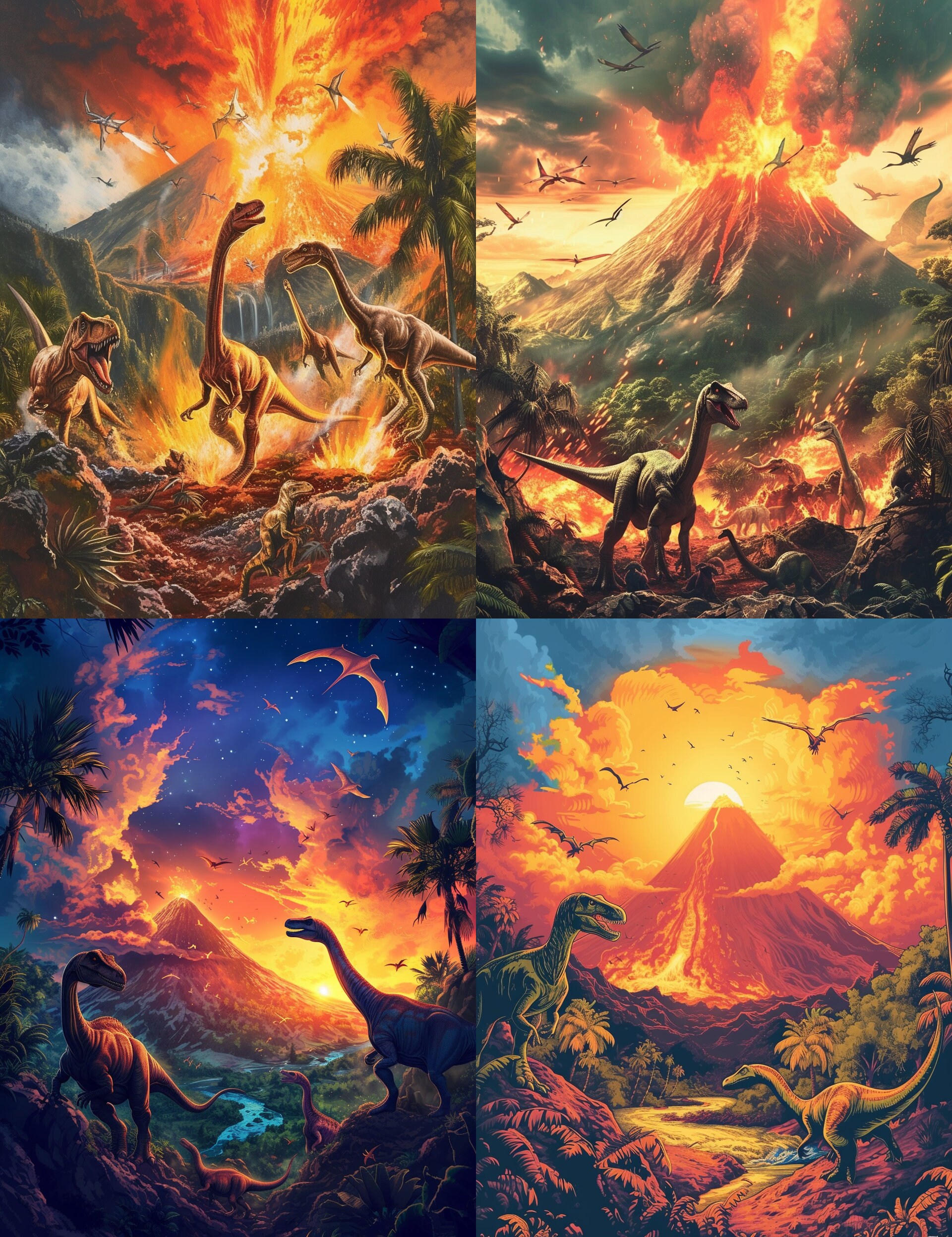 Prehistoric Dinosaurs Coloring Pages Instant Download PDF Pages ...