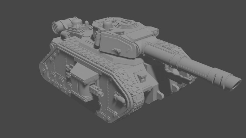 6 8mm Scale Main Battle Tank Squadron Lemione Russel Platoon Imperial ...