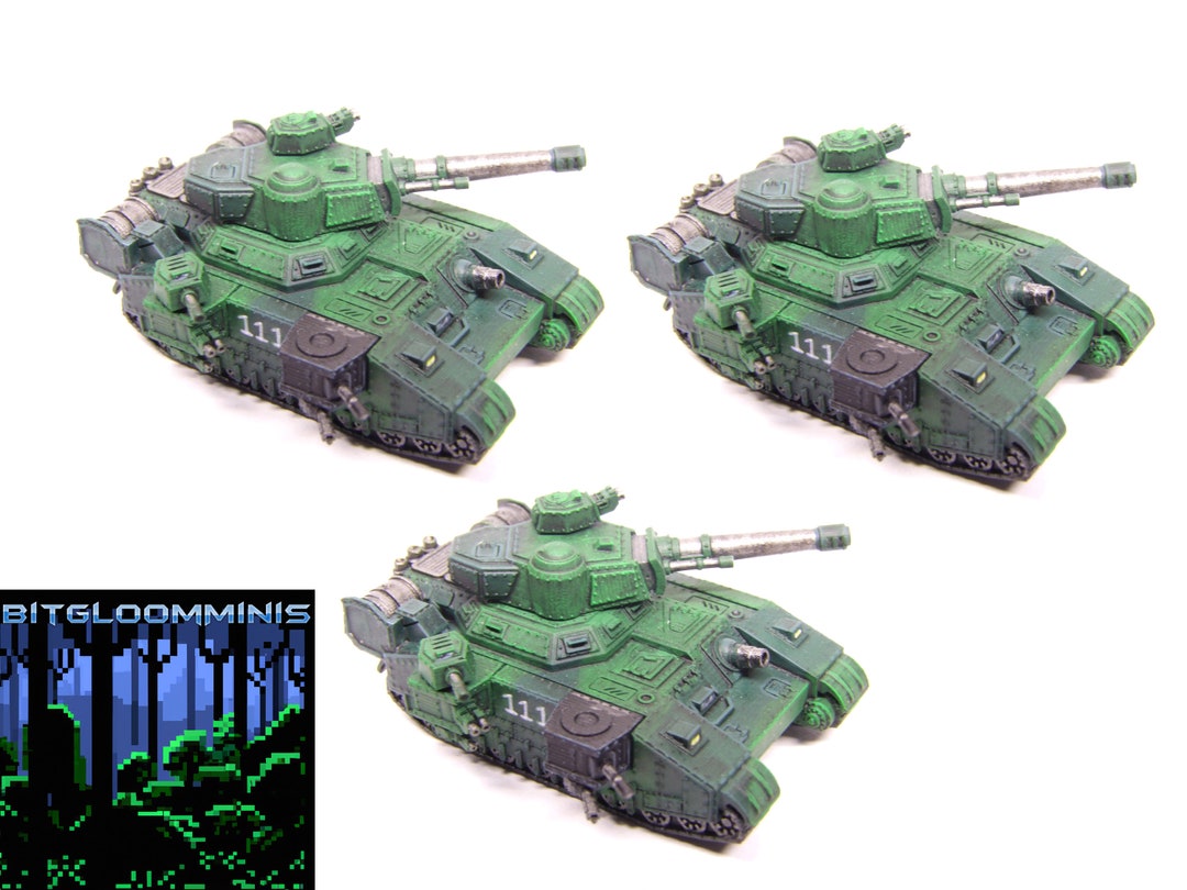 6 8mm Scale Super Heavy Main Battle Tank Squadron Deathblade Tank ...