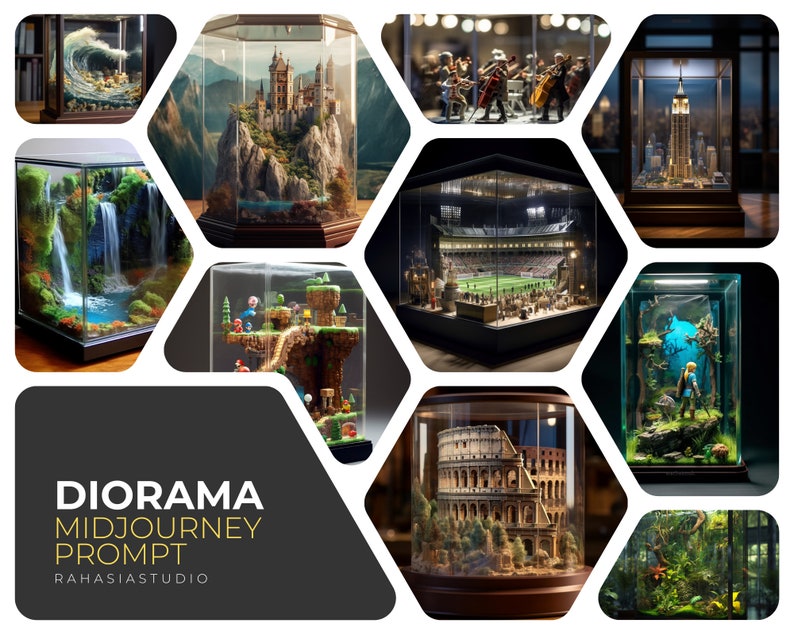 Midjourney Diorama Design Prompt Save Time and Instantly Generate Any ...