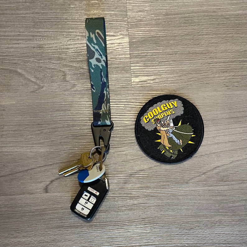 Custom Tiger Stripe Camo Key Fob - Etsy