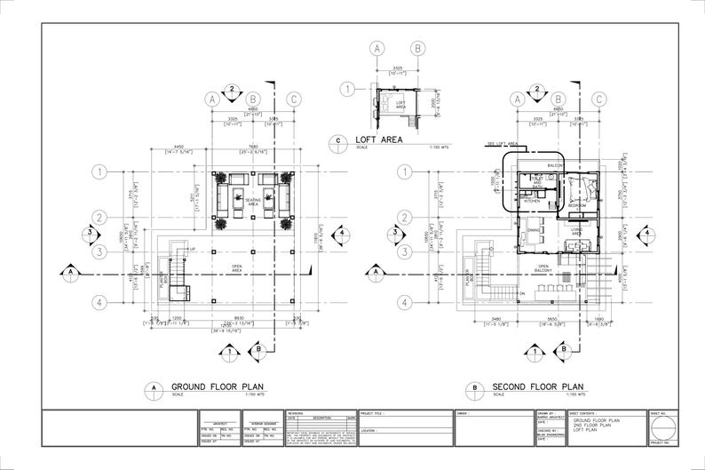 Simple House Plan | Modern 1-bedroom Layout | Instant Download - Etsy