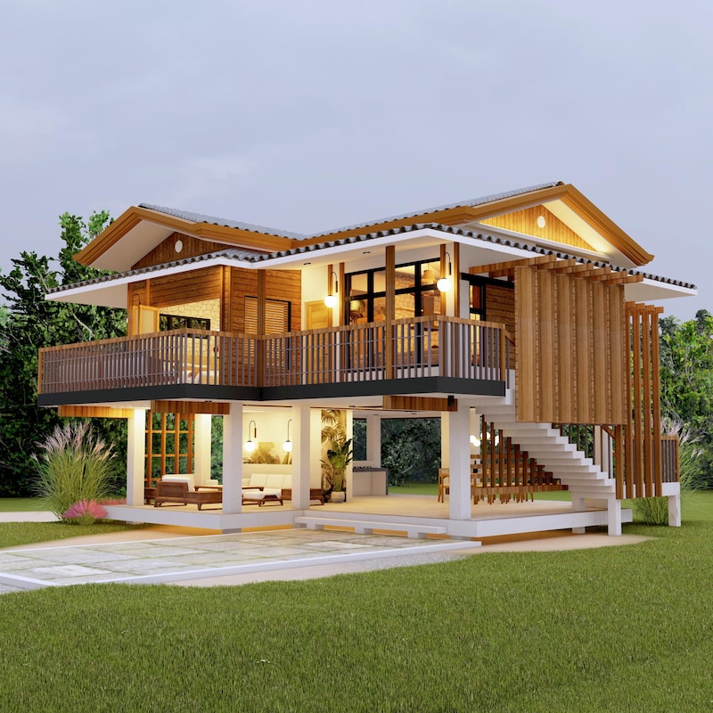 Elevated House Plans - Etsy