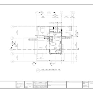 Modern Bahay Kubo Blueprint: 2 Bedroom House Plan (PDF & Autocad) - Etsy