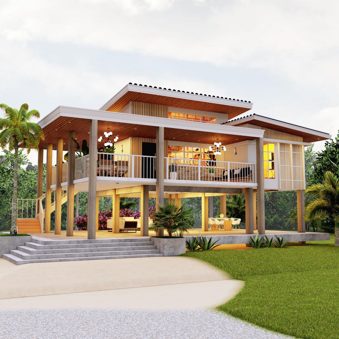 H00317| Simple House Plan | Modern 2-bedroom Layout | Instant Download ...