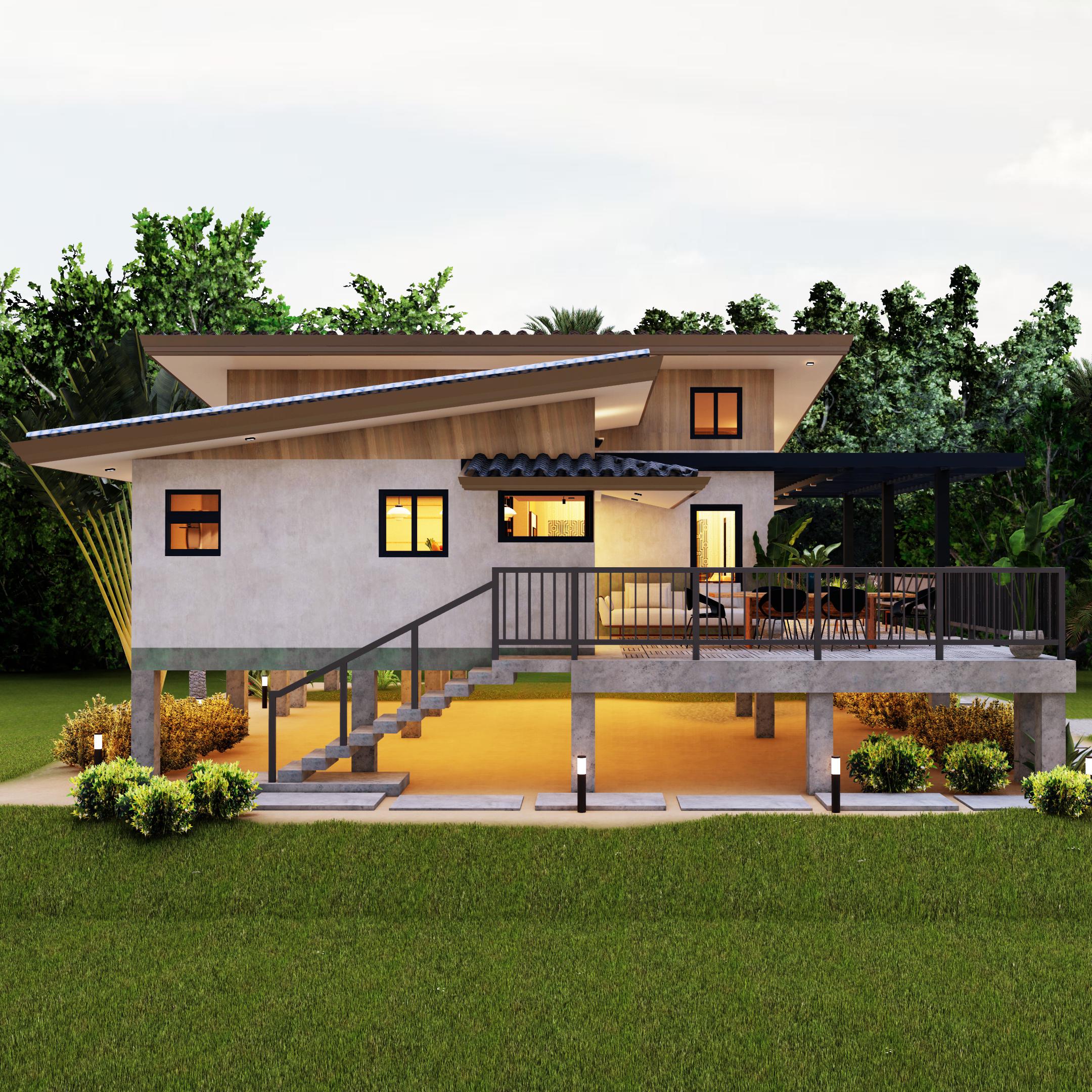 H00297| Simple House Plan | Modern 2-bedroom Layout | Instant Download ...