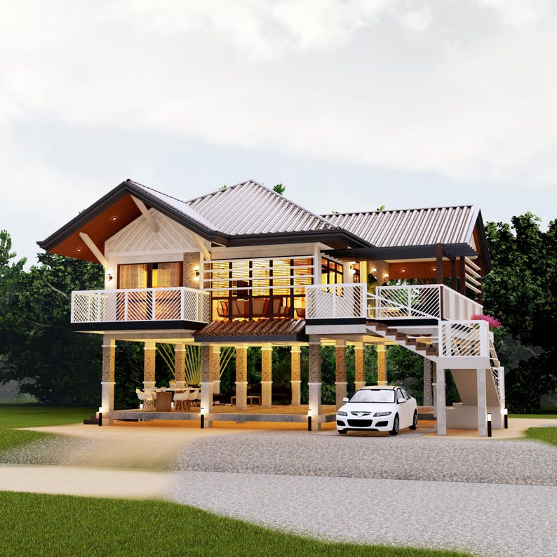 H00319| Simple House Plan | Modern 2-bedroom Layout | Instant Download ...