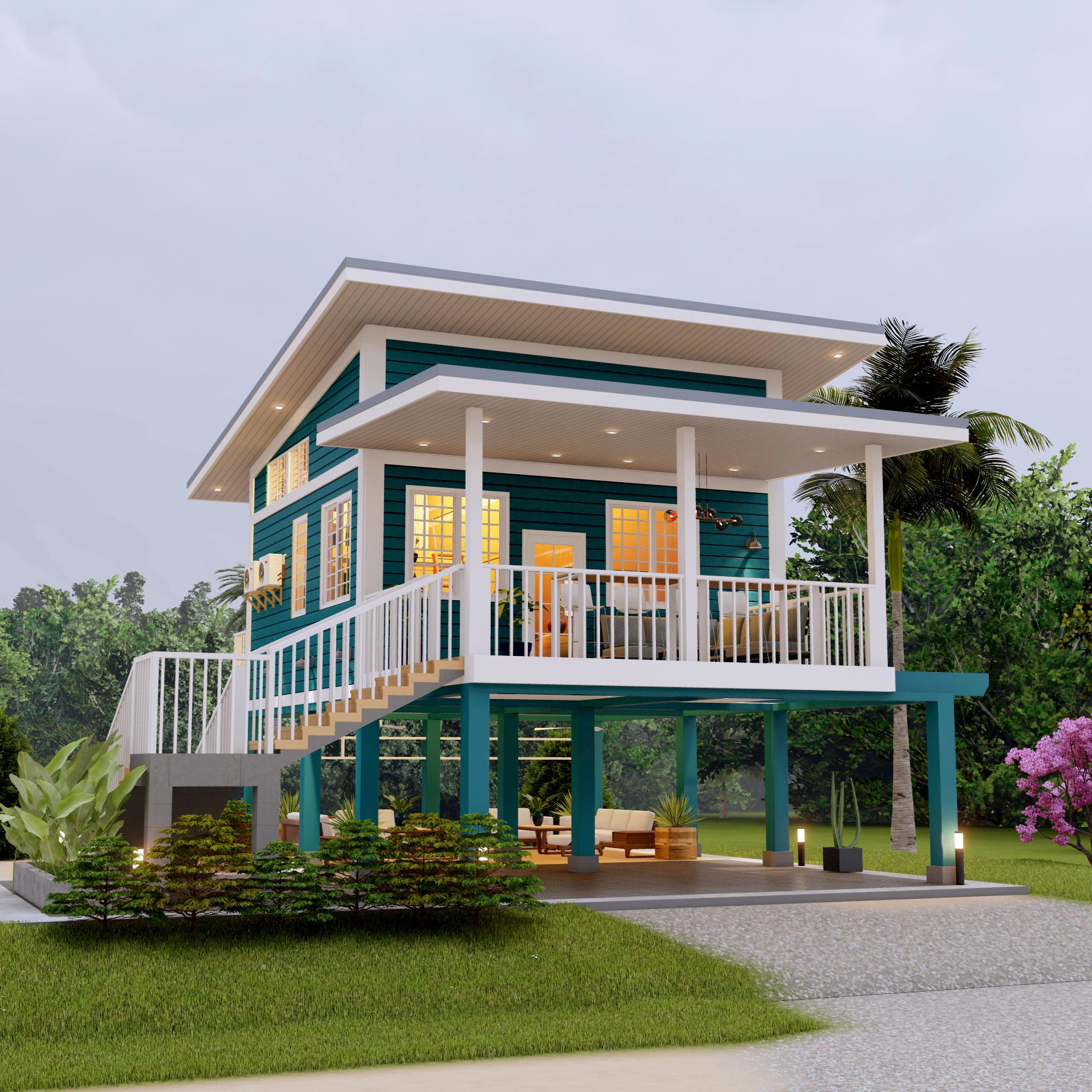 H00320| Simple House Plan | Modern 1-bedroom Layout | Instant Download ...