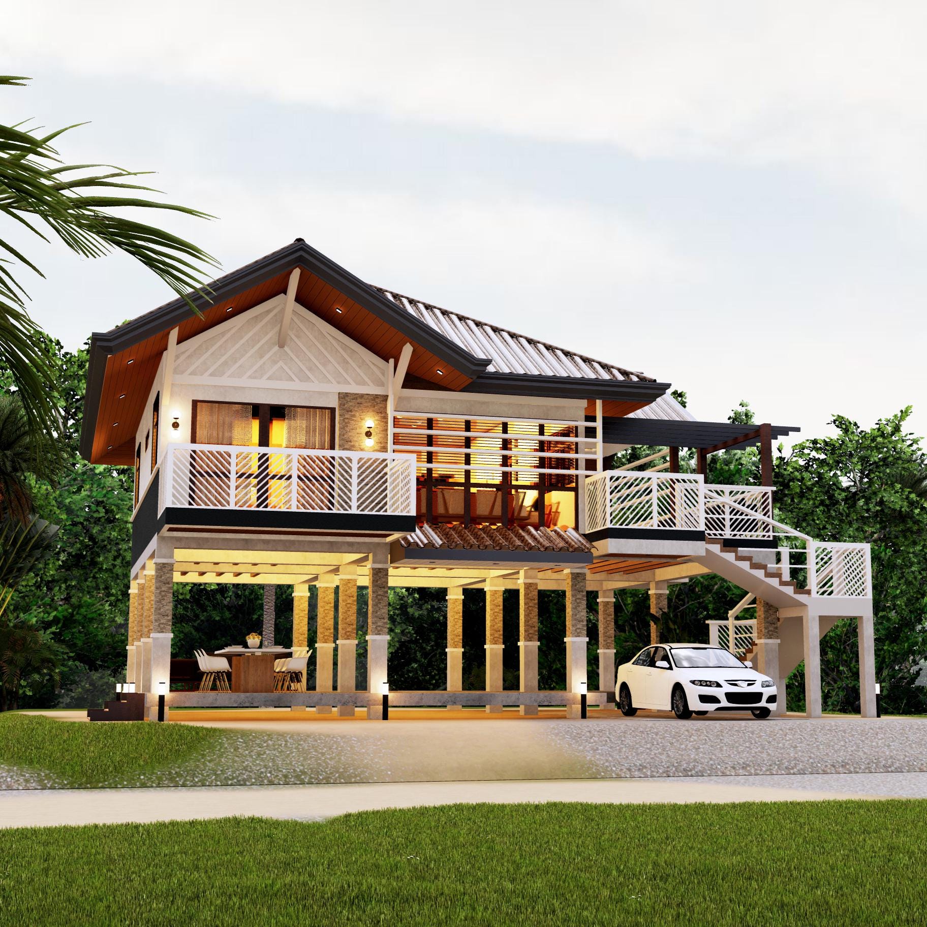 H00319| Simple House Plan | Modern 2-bedroom Layout | Instant Download ...