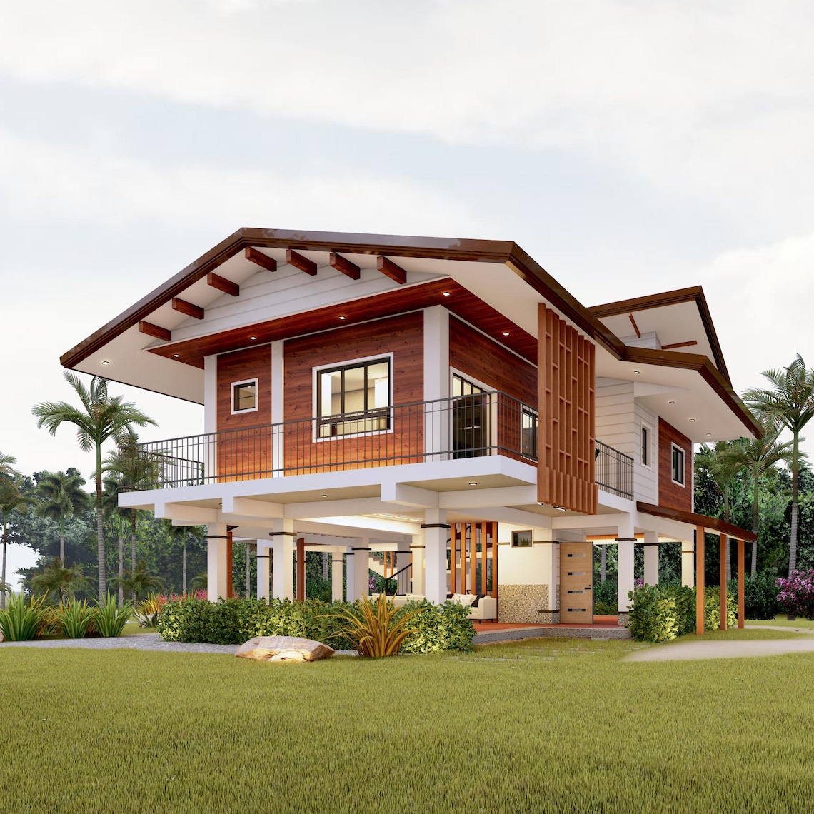 H00299| Simple House Plan | Modern 2-bedroom Layout | Instant Download ...