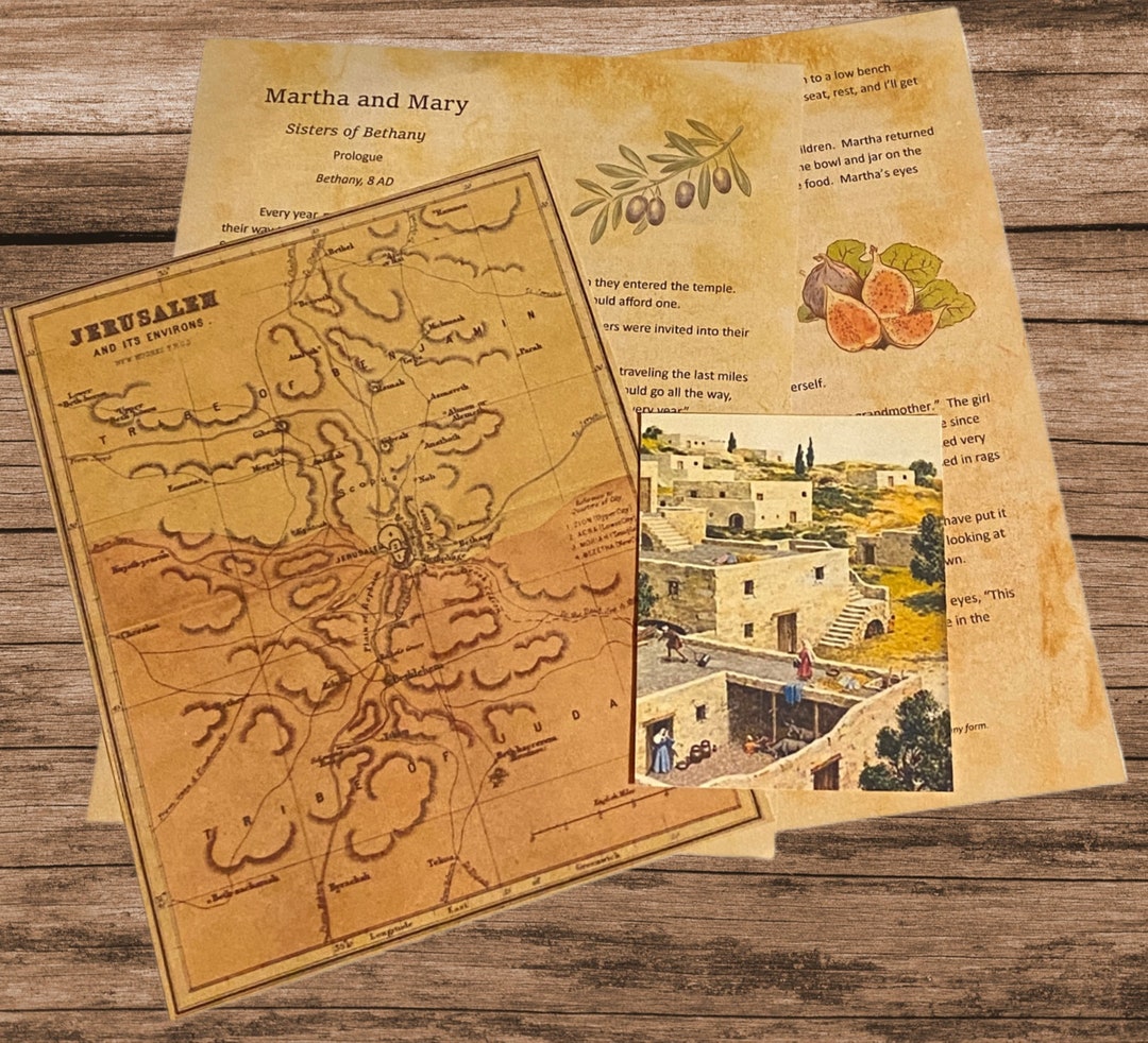 Martha and Mary, Sisters of Bethany, the Herb Letters, Monthly ...