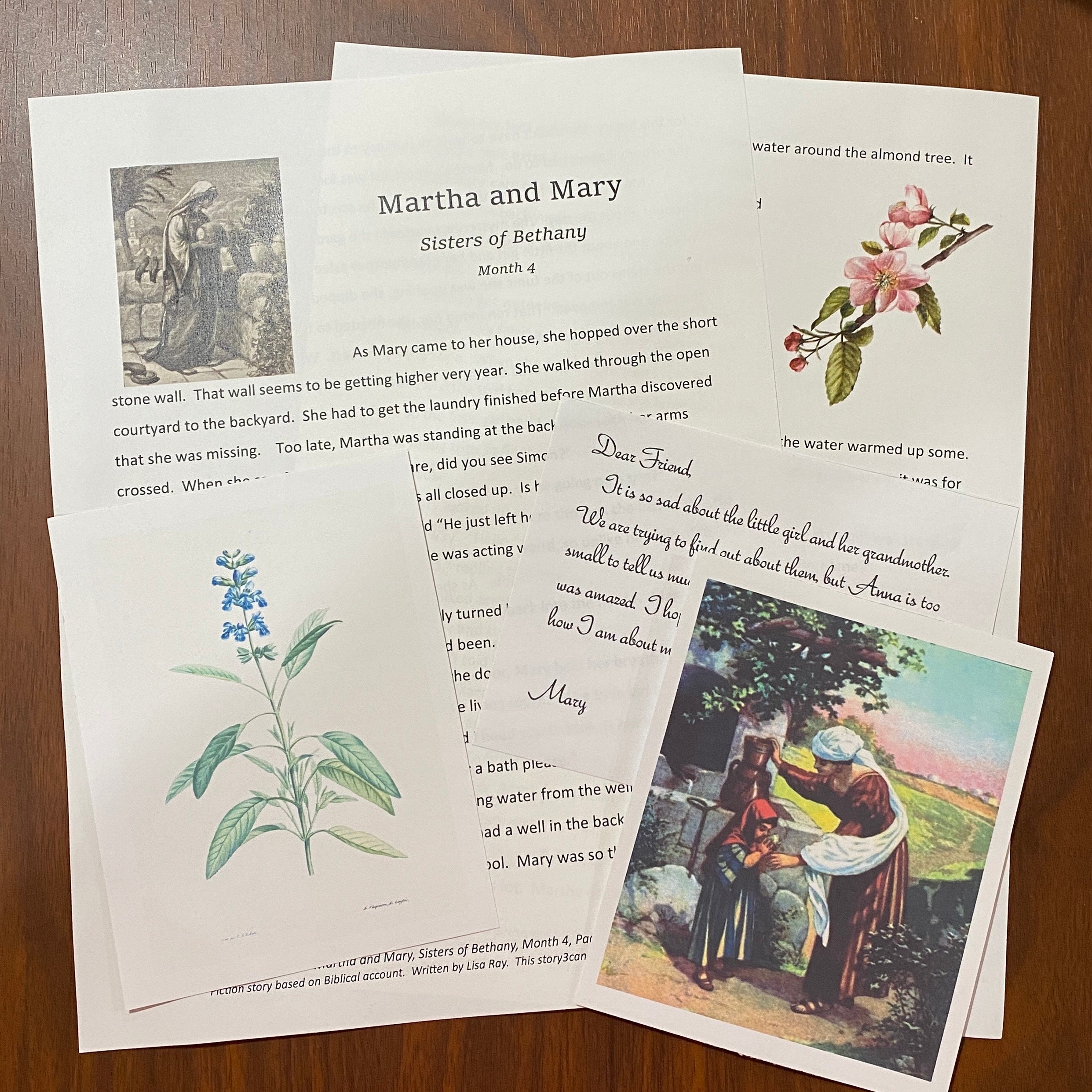 Martha and Mary, Sisters of Bethany, the Herb Letters, Monthly ...