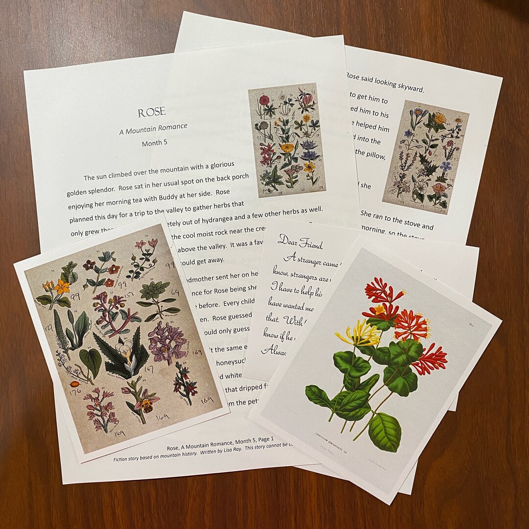 Rose, A Mountain Romance, the Herb Letters, Monthly Subscription ...