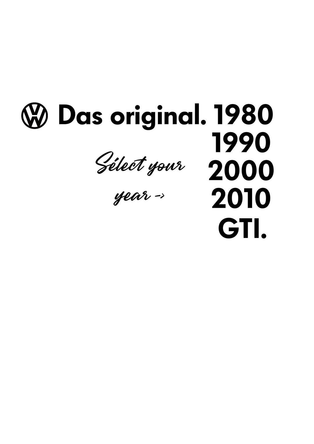 Stickers das Original. 19xx Sticker Decal Vw Logo Simple - Etsy