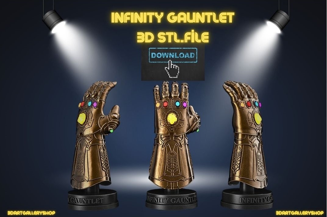 İnfinity Gauntlet 3d Printing Stl. File Model STL File 3D - Etsy