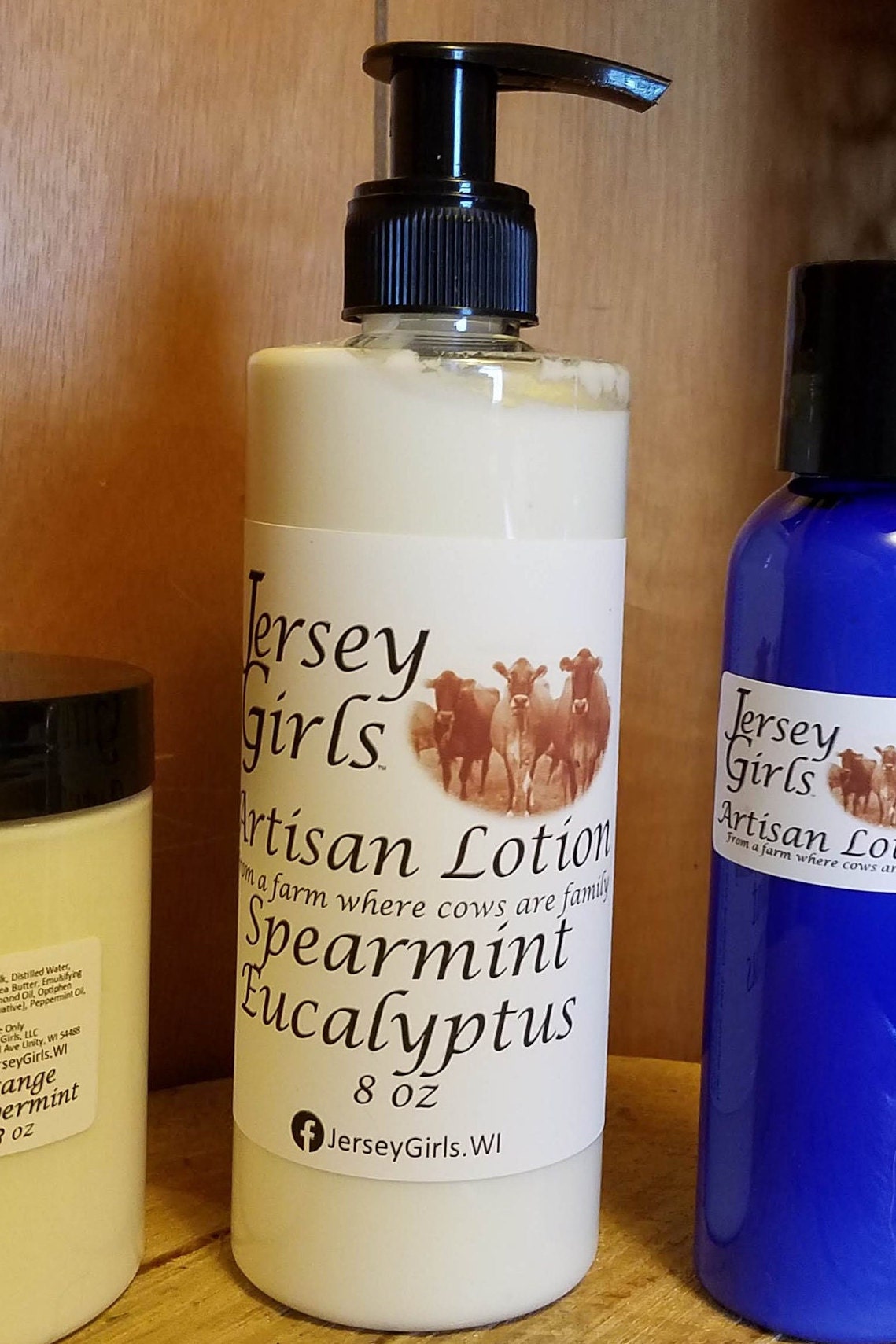 Artisan Cow Milk Lotion in a 8oz Pump Bottle or 4oz or 2oz Bottle ...