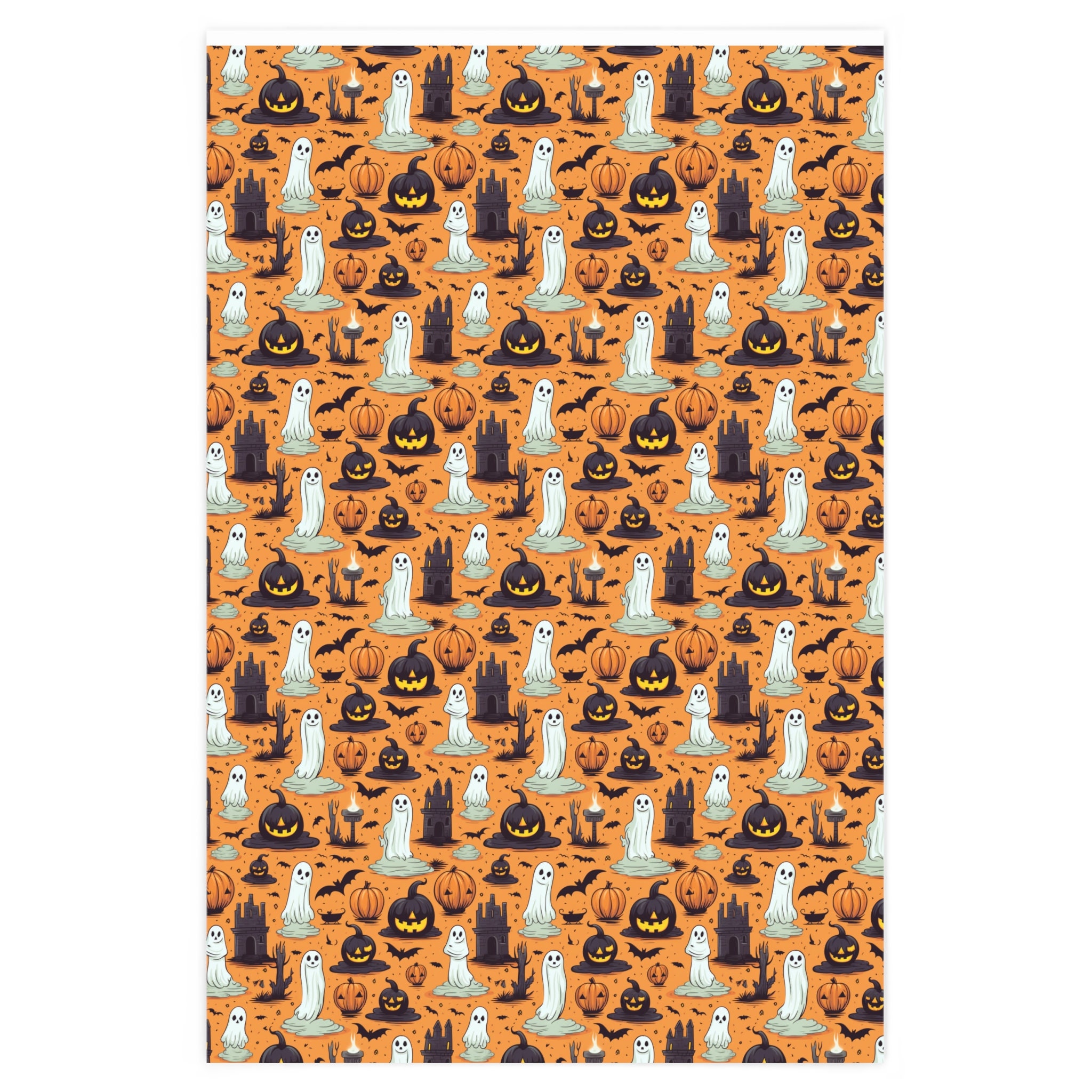 Spooky Wrapping Paper, Spooky Halloween Wrapping Paper Designed & Sold ...