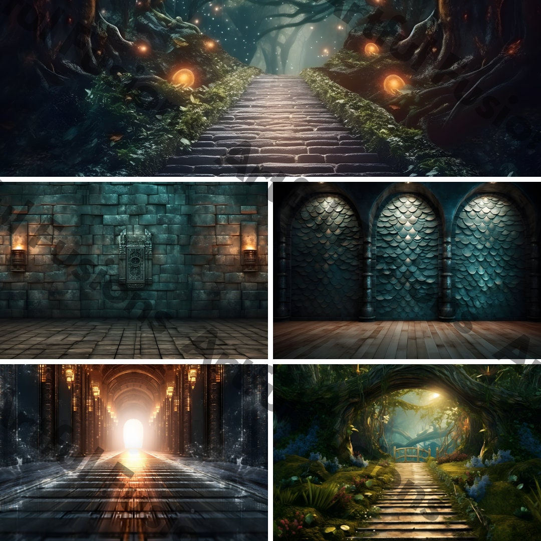 38 X Digital Backdrops, Fantasy Digital Backgrounds, Studio Backdrops ...