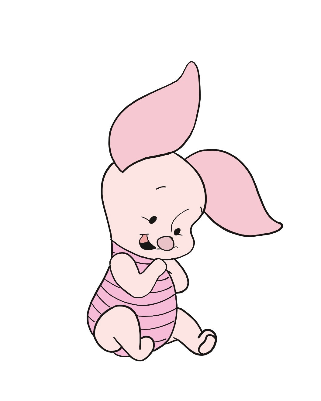 Baby Winnie the Pooh Character Digital Prints - Etsy