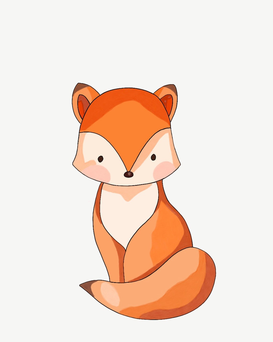 Woodland Animal Digital Prints - Etsy