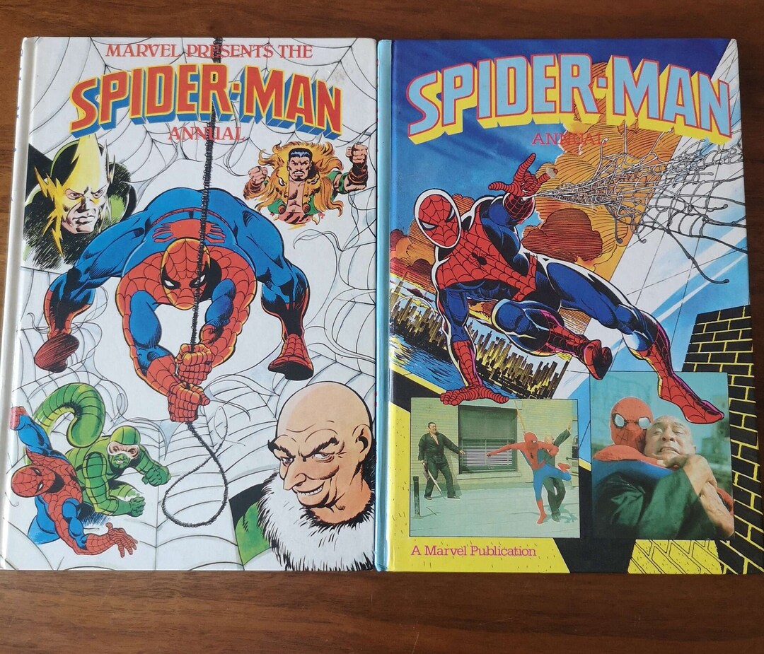 Two VINTAGE 1982/1983 Spider-man Annuals marvel Publications - Etsy UK