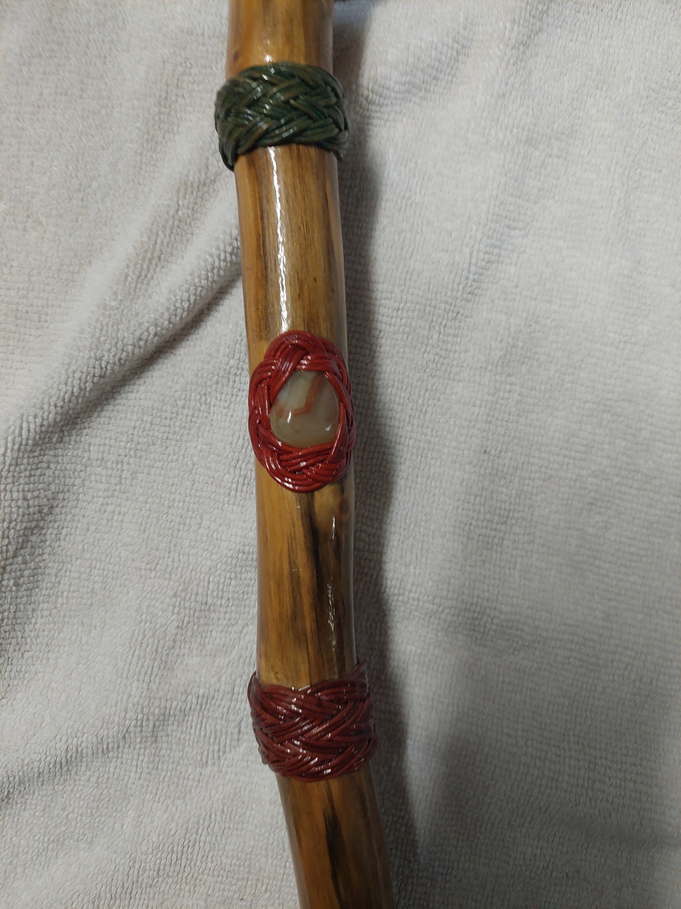 Wood Hiking Stick With Compass - Etsy